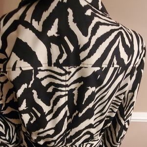 Jones New York | Jackets & Coats | Nwt Jones New York Zebra Print ...